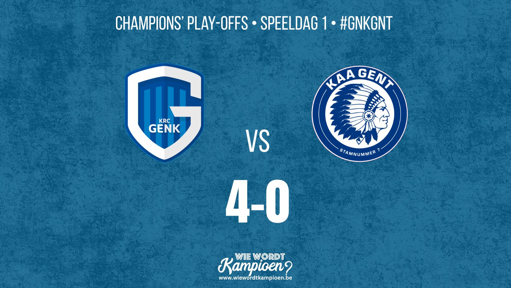 Genk dendert over Gent met 4-0-zege | Wie Wordt Kampioen